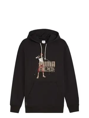 PUMA X One Piece Graphic Hoodie - Black