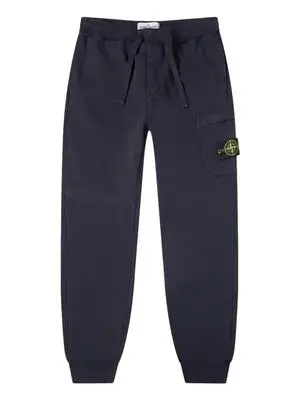 Stone Island Cotton Fleece Joggers - Navy