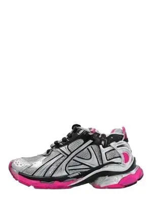 Balenciaga Balenciaga Runner Sneakers Silver/black/neon Pink