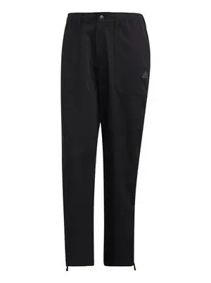 Adidas Solid Color Straight Sports Pants Black - Default Colorway