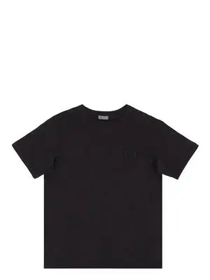 Dior Chest Cd Embroidered Short Sleeve For - Black