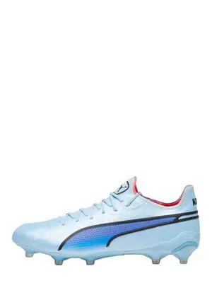 PUMA King Ultimate Fg Ag Football Boots - Silver Sky/black/fire Orchid