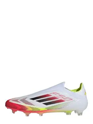 Adidas F50 Elite Laceless Fg Soccer Cleats - Cloud White/core Black/solar Yellow