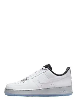 Nike Force 1 Low "white Chrome - White/white-metallic Silver-black