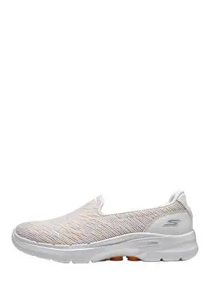 Sketchers Go Walk Sneakers - White/gray/orange