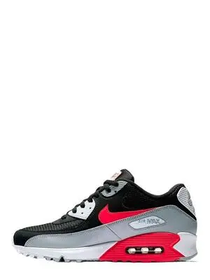 Nike Max 90 Essential Sneakers - Wolf Grey/bright Crimson-black-white