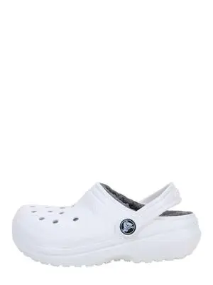CROCS Classic Lined Clog - White/grey
