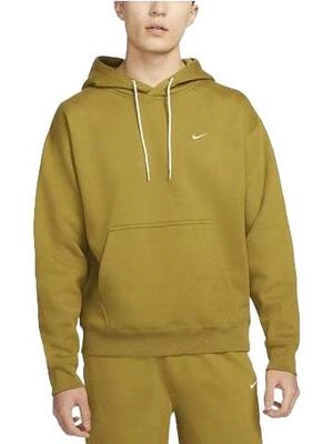 Nike Logo Embroidered Fleece Lined Hoodie - Multi-color