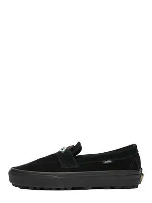 VANS Vans Vivienne Westwood X Style 53 'Anglomania' Suede Slip-On Shoes Black