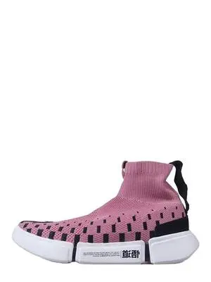 LI-NING High-top Basketball Sneakers - Pinkwhiteblack