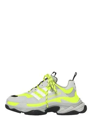 Balenciaga Triple S X Adidas "fluo Yellow" Sneakers - Fluo Yellow/black/grey