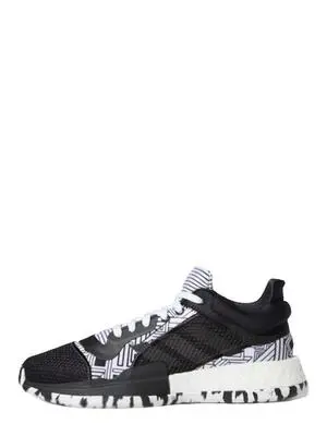 Adidas Marquee Boost Low 'graffiti' Sneakers - Cblack/ftwwht/cblack