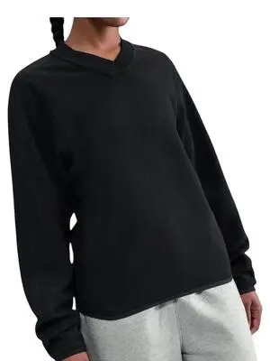 Nike X Stussy Thermal Pullover Sweatshirt - Black
