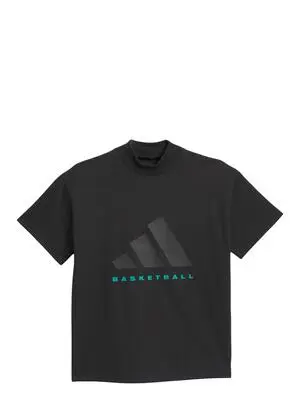 Adidas Basketball Graphic T-shirt Asia Sizing - Black