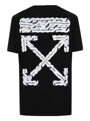 Off-White Ss20 Back Arrows Sketch Short Sleeve Logo Normal Fit - Black