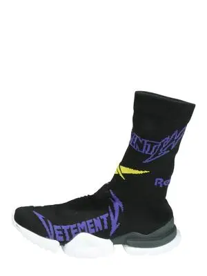 REEBOK X Vetements Sock Runner Sneakers - Black/yellow-purple