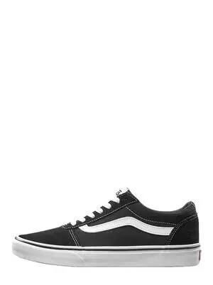 VANS Ward Suede Canvas Low Top Sneakers - Black