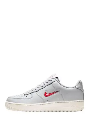Nike Force 1 Jewel Low Top Sneakers - Grey/red