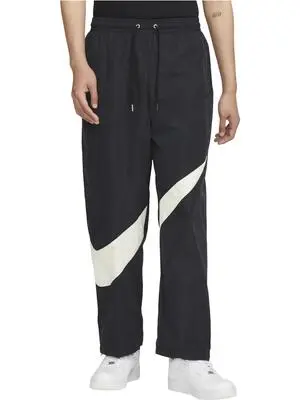 Nike Swoosh Woven Pants Asia Sizing - Black
