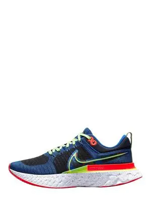 Nike Kelly Anna London X React Infinity Run Flyknit 2 A.i.r. 'run Past The Future' Sneakers - Blue/black/orange