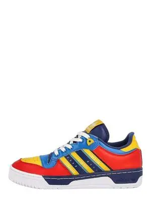 Adidas Rivalry Low Scarlet Aqua Blue