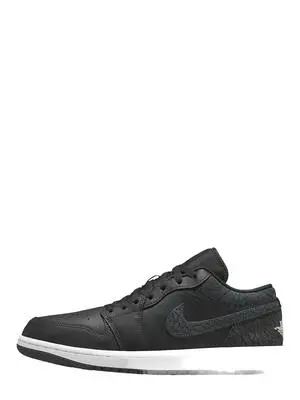 JORDAN Air 1 Low Se Elephant Print Sneakers - Black