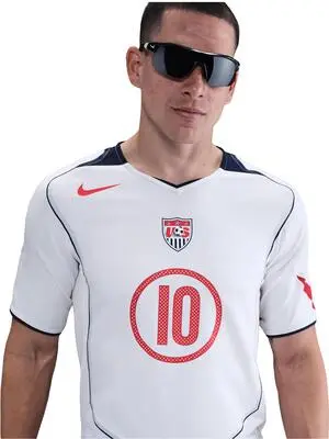 Nike X Landon Donovan Usmnt 2004 Total 90 Reissue Jersey - White/navy/red