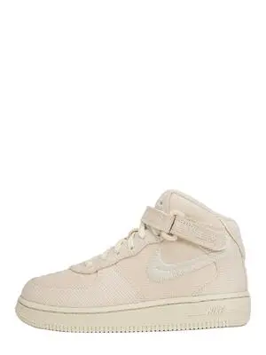 Nike X Stussy Air Force 1 Mid 'fossil - Tan