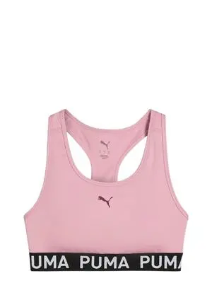 PUMA 4keeps Ribbed Mid-impact Sports Bra - Pink
