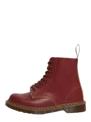 Dr. Martens 1460 Made In England Lace Up Boot - Red
