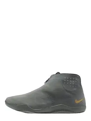 Nike Kobe Alt "tumbled Grey" High-top Athletic Sneakers - Grey/gold