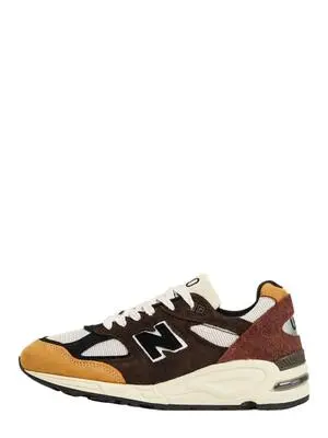 NEW BALANCE New Balance 990v2 Made In USA Sneakers Brown/beige/cream