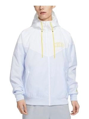 Nike Windrunner Woven Lined Jacket - White Grey