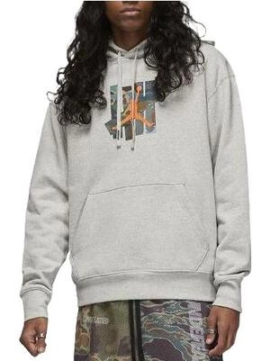 JORDAN X Undefeated Hoodie - Grey