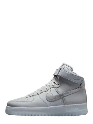 Nike Nike Air Force 1 High '07 Premium Shoes Wolf Grey/volt/metallic Silver