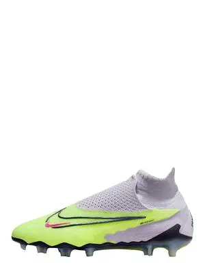 Nike Phantom Gx Elite Gripknit Df Fg Football Boots - Barely Volt/barely Grape/gridiron
