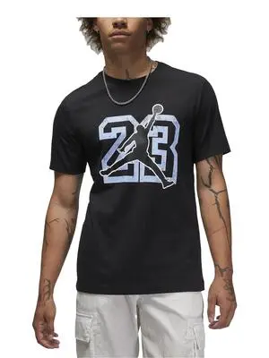 JORDAN Flight Essentials Logo T-shirt 'black - Black/multi-color