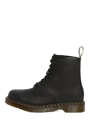 Dr. Martens 1460 Greasy Leather Combat Boots - Black