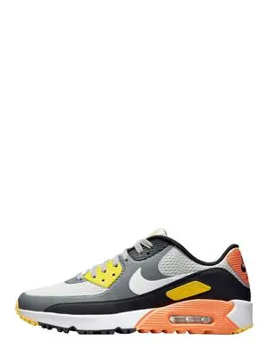 Nike Max 90 Golf Shoes - White/gray/orange