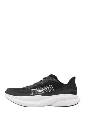 Hoka One One Mach 6 Wide Athletic Sneakers - Black/white
