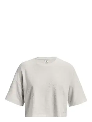 Under Armour Journey Terry Cropped T-shirt - Grey