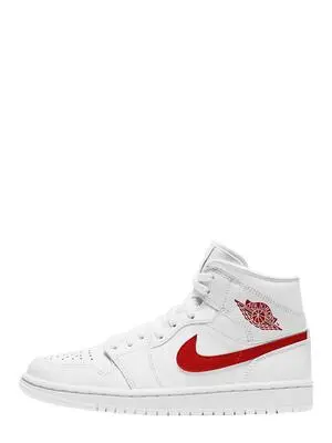JORDAN 1 Mid "university Red - White