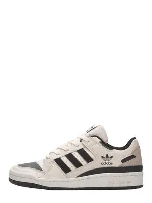 Adidas Forum Low Cl Sneakers - Wonder White/core Black/wonder Beige