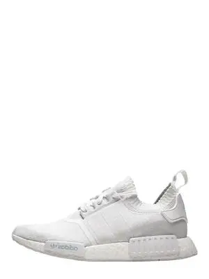 Adidas Nmd_r1 Primeknit Monochrome Sneakers - White/white