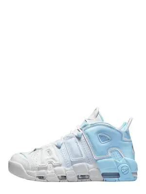 Nike More Uptempo High Top Sneakers - White/light Blue
