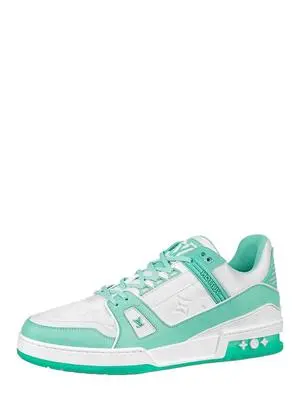 LOUIS VUITTON Trainer Sneakers - White/teal