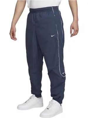 Nike Solo Swoosh Knit Zippered Pants - Thunder Blue
