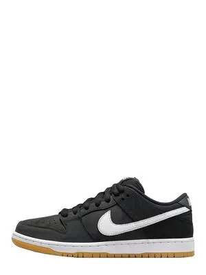 Nike Dunk Low "black Gum" Sneakers - Black/white