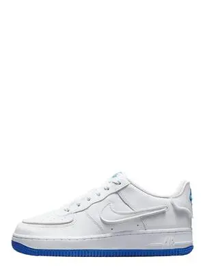 Nike Force 1/1 Low Top Sneakers - White/blue
