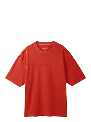 JORDAN Wordmark T-shirt 'mystic - Red